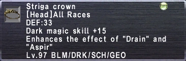 Striga Crown | FFXIclopedia | Fandom