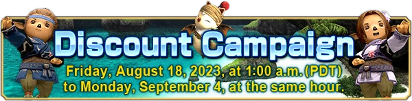 Discount Campaign | FFXIclopedia | Fandom