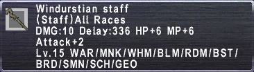 Windurstian Staff | FFXIclopedia | Fandom