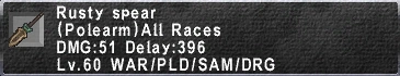 Rusty Spear | FFXIclopedia | Fandom