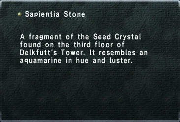 Sapientia stone | FFXIclopedia | Fandom