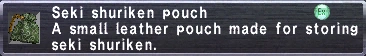 Seki Shuriken Pouch | FFXIclopedia | Fandom