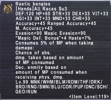 Raetic Bangles | FFXIclopedia | Fandom