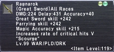 Ragnarok (119) | FFXIclopedia | Fandom