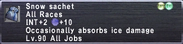 Snow Sachet | FFXIclopedia | Fandom