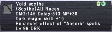 Void Scythe | FFXIclopedia | Fandom