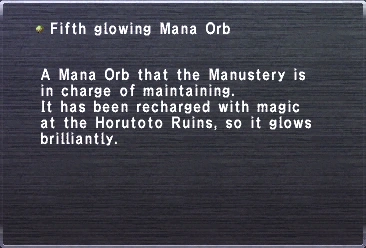 Fifth Glowing Mana Orb | FFXIclopedia | Fandom