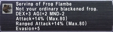 Frog Flambe | FFXIclopedia | Fandom