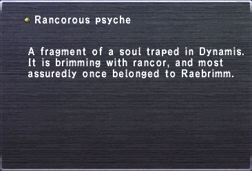 Rancorous psyche | FFXIclopedia | Fandom