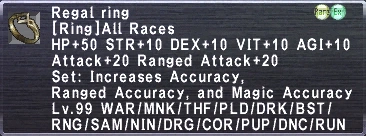 Regal Ring | FFXIclopedia | Fandom