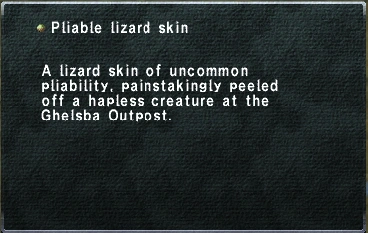 Pliable lizard skin | FFXIclopedia | Fandom
