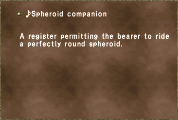 ♪Spheroid companion | FFXIclopedia | Fandom