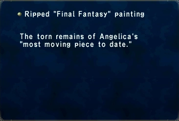 Ripped "Final Fantasy" painting | FFXIclopedia | Fandom