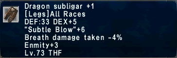 Dragon Subligar +1 | FFXIclopedia | Fandom