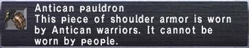 Antican Pauldron | FFXIclopedia | Fandom