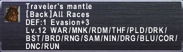 Traveler's Mantle | FFXIclopedia | Fandom