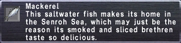 Mackerel | FFXIclopedia | Fandom
