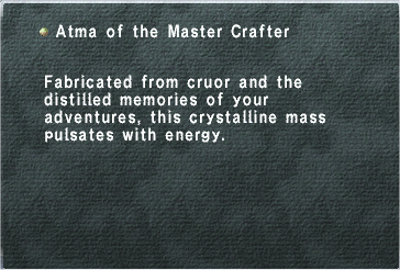 Atma of the Master Crafter | FFXIclopedia | Fandom