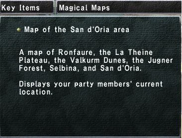 Map of the San d'Oria Area | FFXIclopedia | Fandom