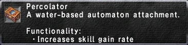 Percolator | FFXIclopedia | Fandom