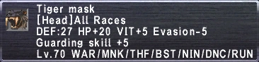 Tiger Mask | FFXIclopedia | Fandom