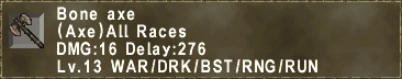 Bone Axe | FFXIclopedia | Fandom