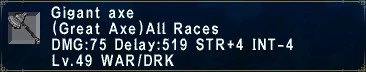 Gigant Axe | FFXIclopedia | Fandom