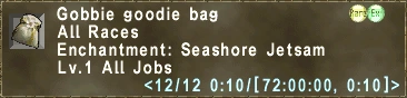Gobbie Goodie Bag | FFXIclopedia | Fandom