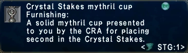 Crystal Stakes Mythril Cup | FFXIclopedia | Fandom