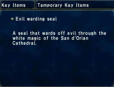 Evil Warding Seal | FFXIclopedia | Fandom