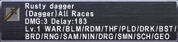 Rusty Dagger | FFXIclopedia | Fandom