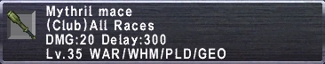 Mythril Mace | FFXIclopedia | Fandom
