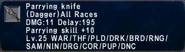 Parrying Knife | FFXIclopedia | Fandom
