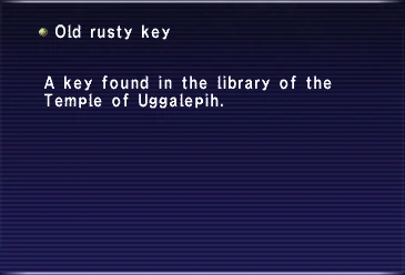 Old Rusty Key | FFXIclopedia | Fandom