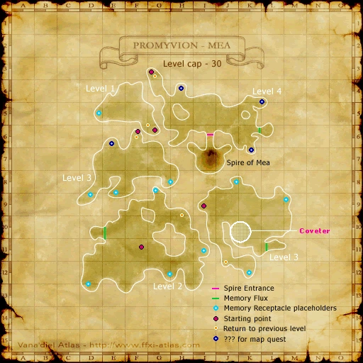 Promyvion - Mea/Maps | FFXIclopedia | Fandom