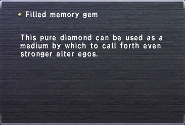 Filled memory gem | FFXIclopedia | Fandom