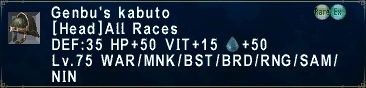 Genbu's Kabuto | FFXIclopedia | Fandom