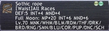 Sothic Rope | FFXIclopedia | Fandom