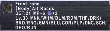 Frost Robe | FFXIclopedia | Fandom