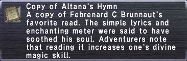 Altana's Hymn | FFXIclopedia | Fandom