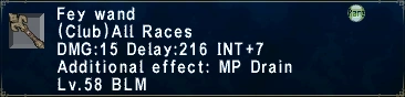 Fey Wand | FFXIclopedia | Fandom