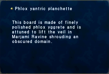 Phlox yantric planchette | FFXIclopedia | Fandom