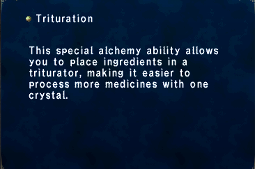 Trituration | FFXIclopedia | Fandom