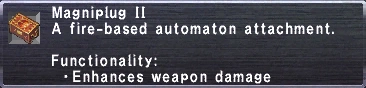 Magniplug II | FFXIclopedia | Fandom