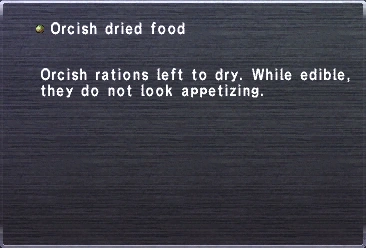 Orcish dried food | FFXIclopedia | Fandom