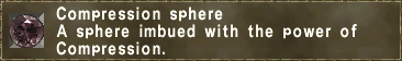 Compression Sphere | FFXIclopedia | Fandom
