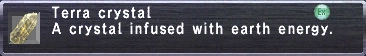 Terra Crystal | FFXIclopedia | Fandom