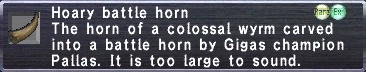 Hoary Battle Horn | FFXIclopedia | Fandom