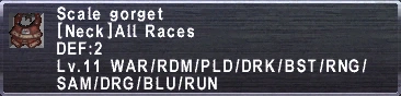 Scale Gorget | FFXIclopedia | Fandom