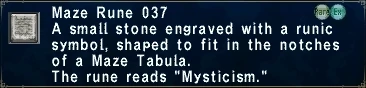 Maze Rune 037 | FFXIclopedia | Fandom
